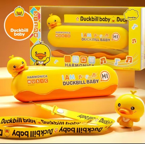 Cartoon Duck Harmonica Toy For Kids Musical Instrument Baby Montessori ...