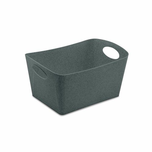 Koziol Storage Box Boxxx M Box Crate Basket Plastic Organic Deep Grey 3 ...