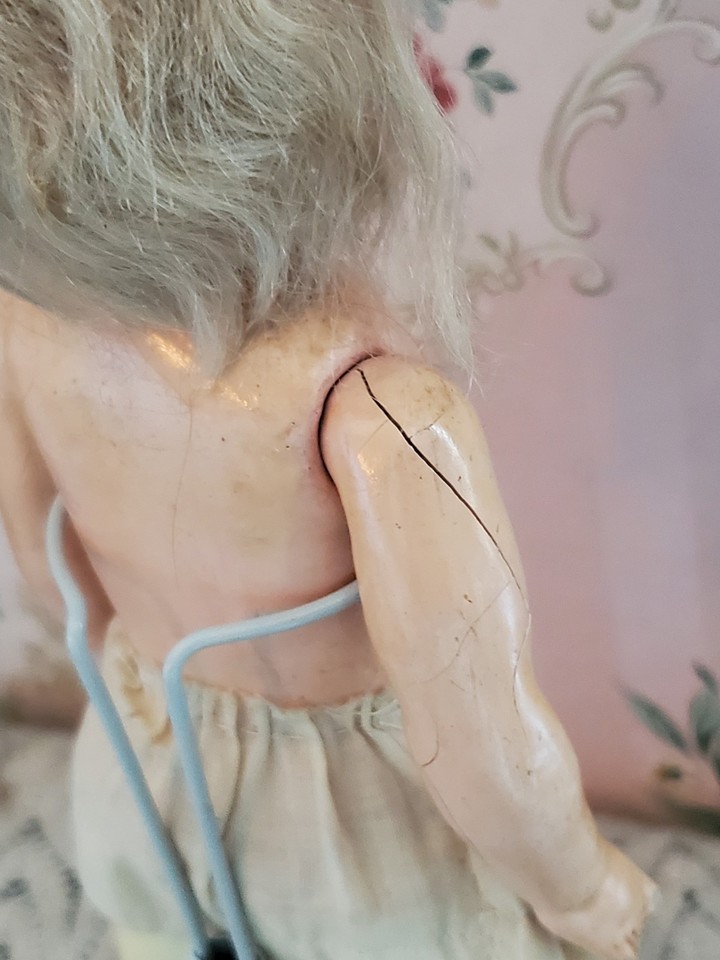 10" Antique German Gebruder Heubach 8192 Flapper Doll Sleep Eyes ...