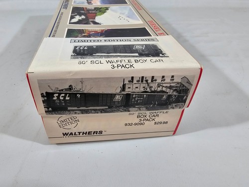HO scale 3 pack Walthers SCL waffle box cars FREE SHIPPING | eBay
