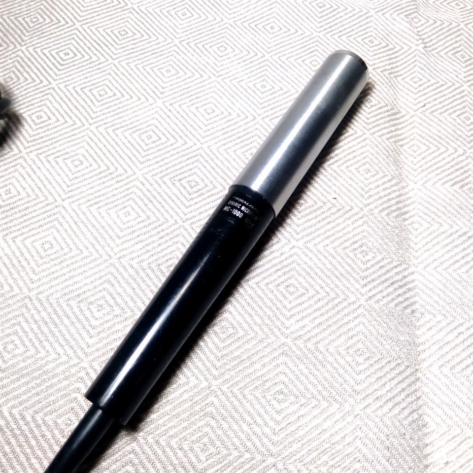 VINTAGE MODIFIED REALISTIC MC-1000 SLIM DYNAMIC MICROPHONE | eBay