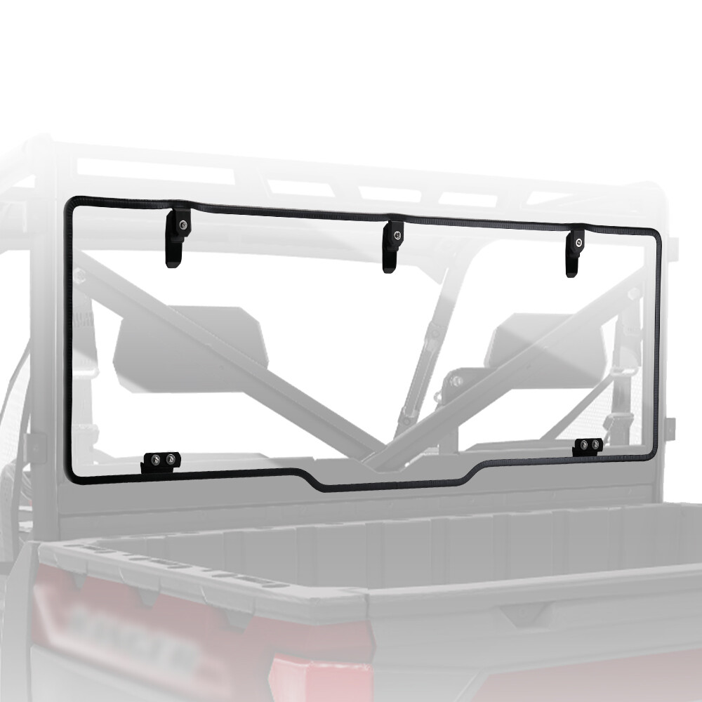 UTV Rear Window Windshield PC for 2017-2024 Polaris Ranger 1000 /XP ...