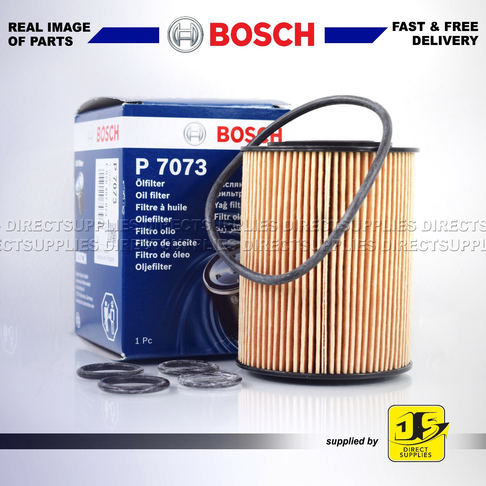 CHEVROLET VAUXHALL ASTRA CORSA MERIVA ZAFIRA 1.7 BOSCH OIL FILTER P7073 ...