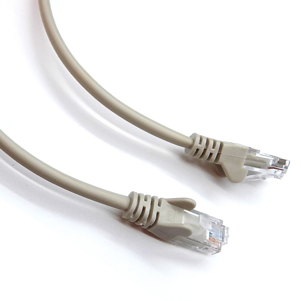 RJ45 Ethernet Patch Lead Cat5e Network LAN Cable Fast Internet 0.25m ...