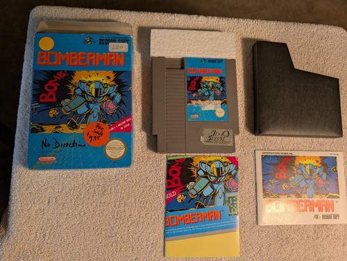 Original NES Bomberman COMPLETE BOX TESTED | eBay