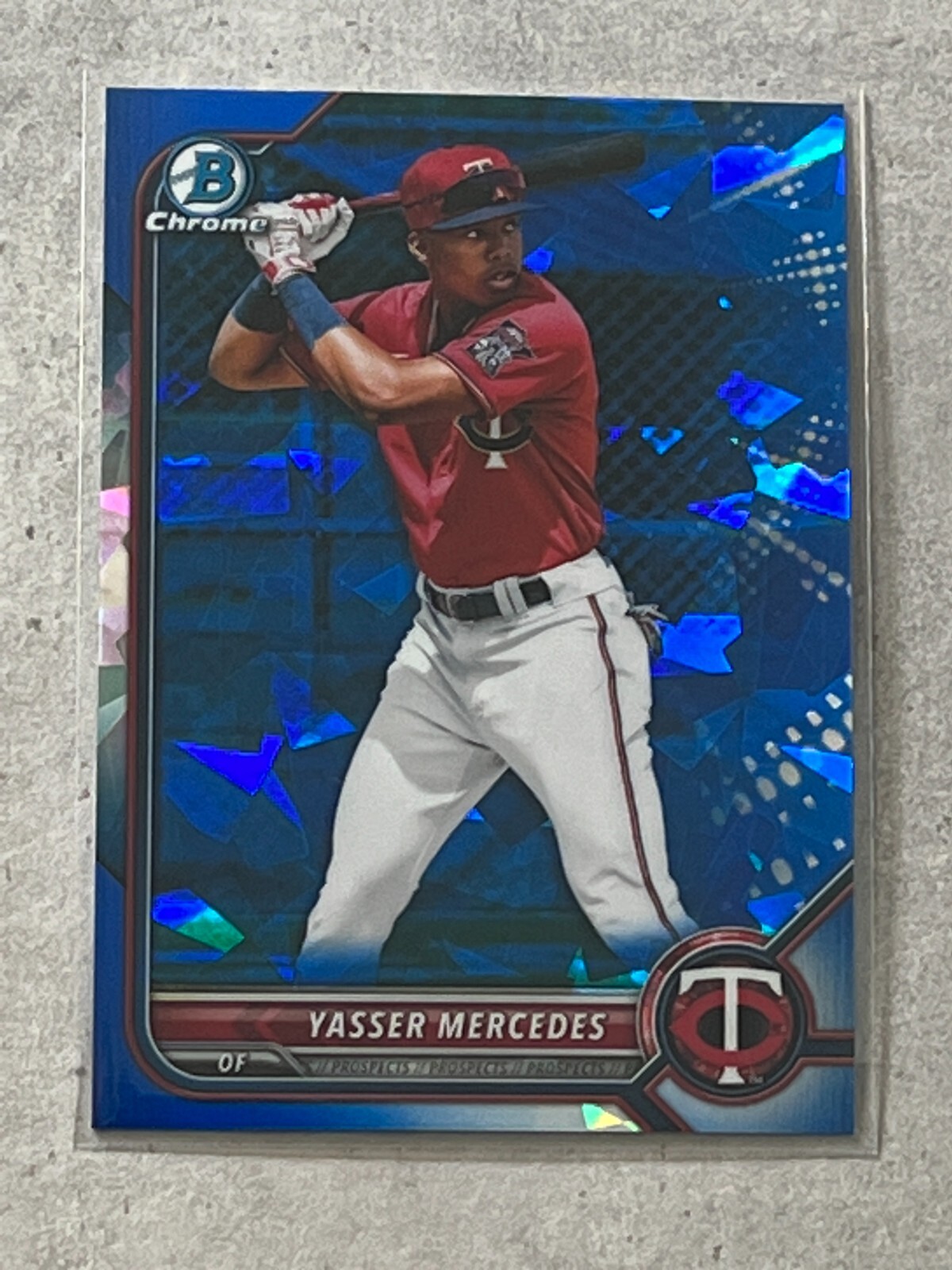 2022 Bowman Chrome Sapphire Yasser Mercedes Rookie RC #BDC-11 Twins | eBay