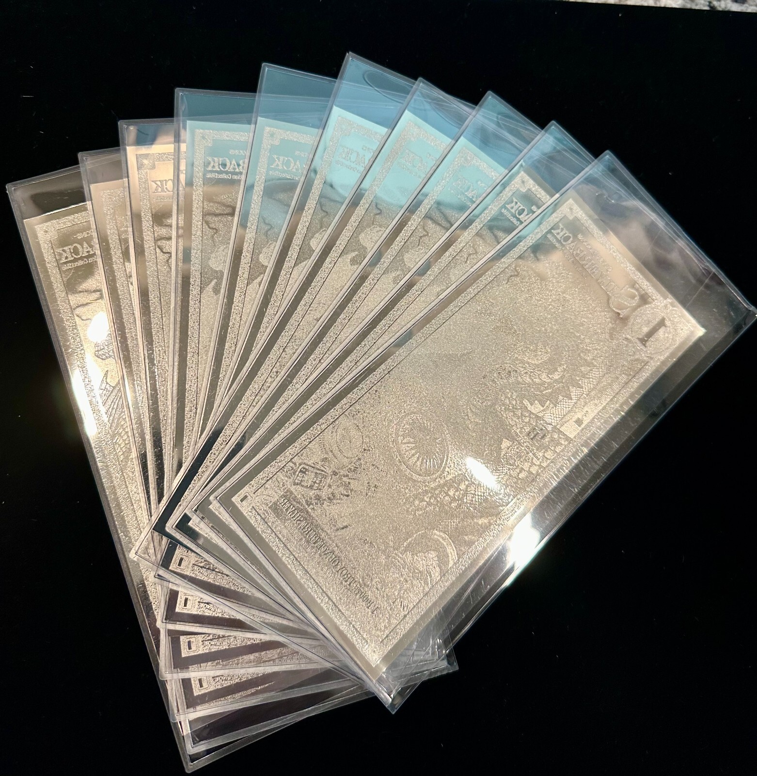 10X Silver Dragon Silverback Limited-Edition Note .999 Fine Silver Foil ...
