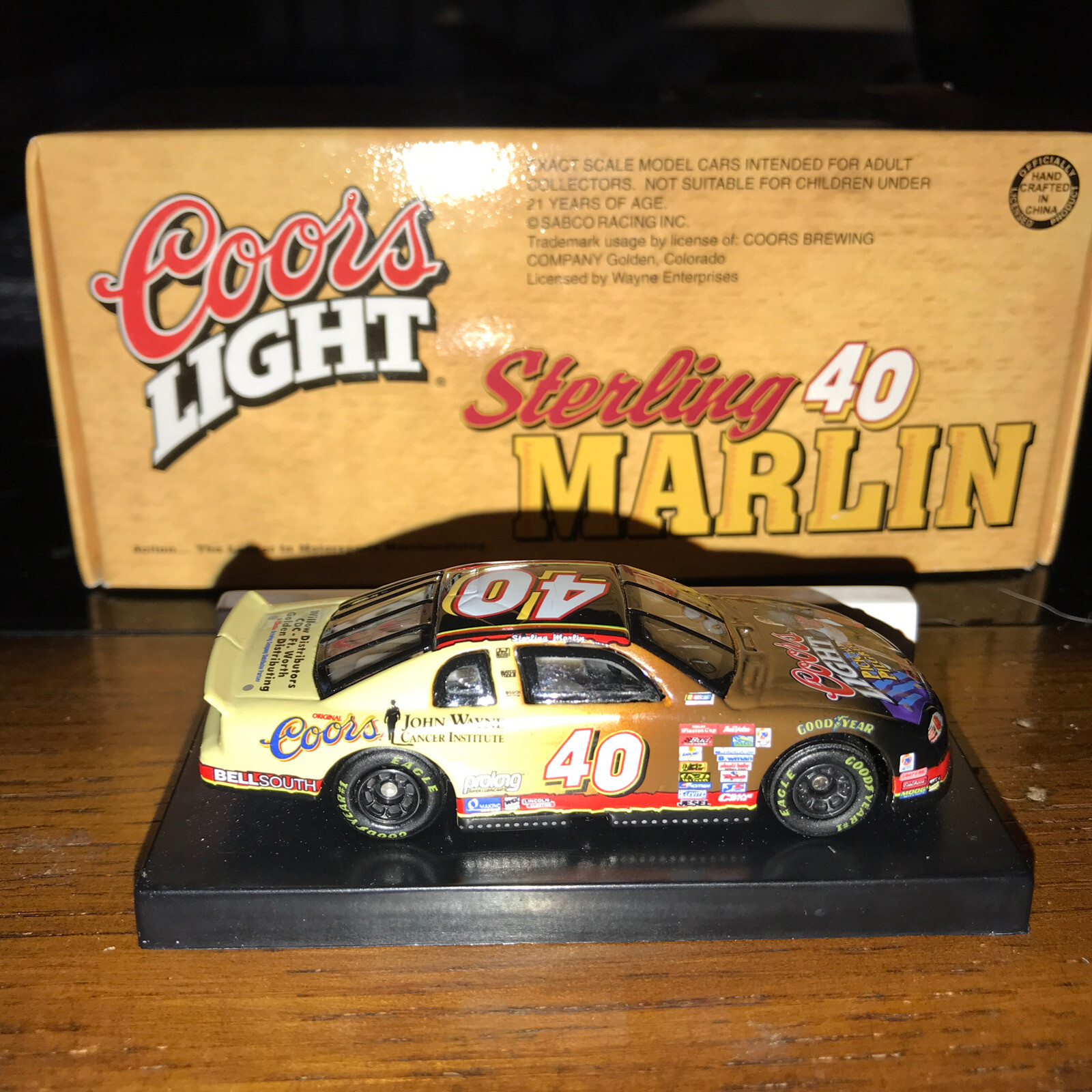 1999 Sterling Marlin #40 Coors Light John Wayne Monte Carlo 1:64 | eBay