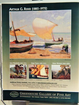 ARTHUR G RIDER/ EMIL KOSA JR/ B COREY ART PIECES ORIG VTG 2003 ...