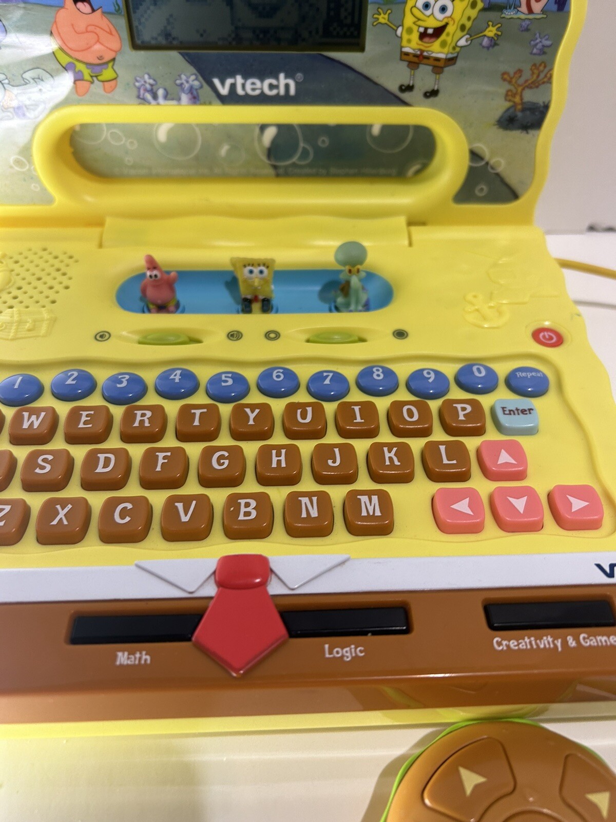 Spongebob Squarepants VTech Laptop Talking Learning Toy Nickelodeon ...