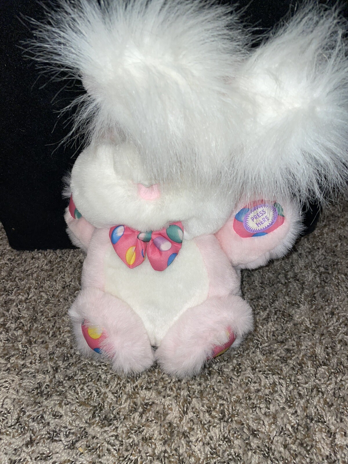 Pink Dandee Plush Giggle Bunny Rabbit Animated Talking Tickle Wiggle ...