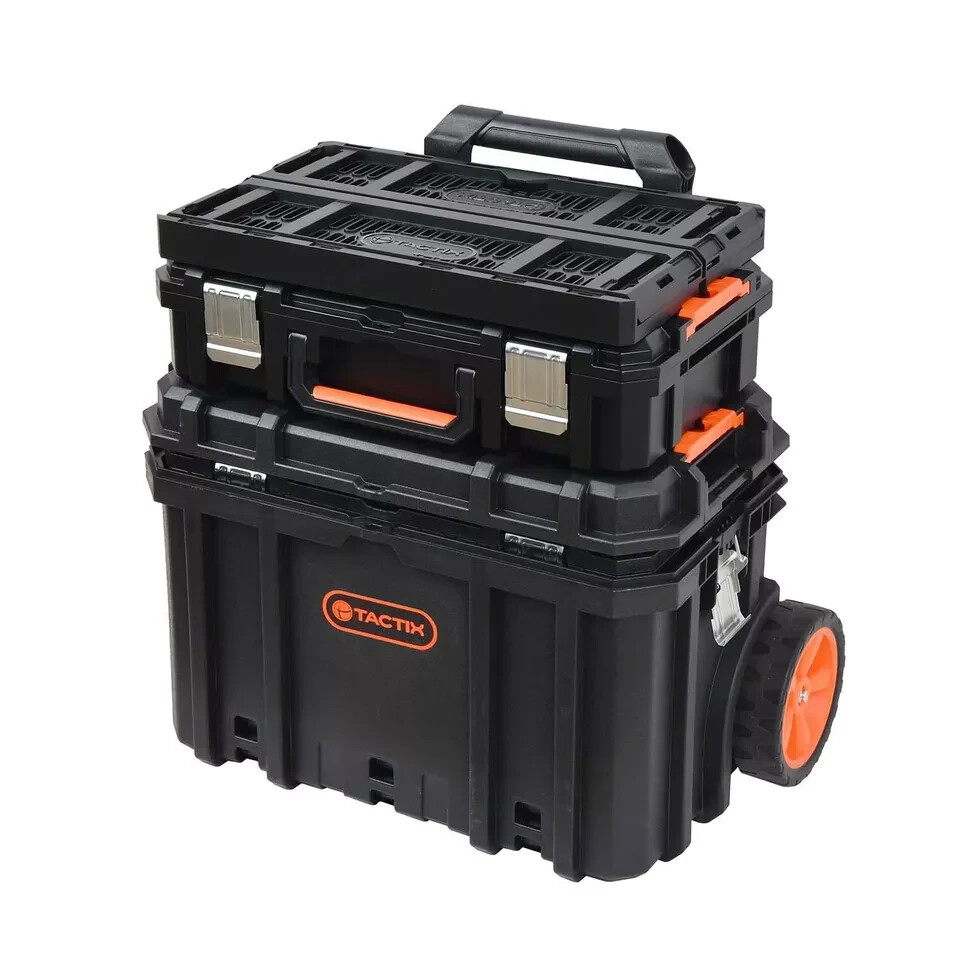 TACTIX 4-in-1 Rolling Tool Box System | eBay
