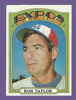 1972 Topps - #234 Ron Taylor - Montreal Expos - NrMt CENTERED | eBay
