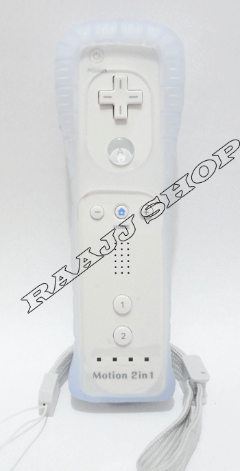 2x MOTION PLUS REMOTE CONTROLLER FOR NINTENDO WII U + SILICON + STRAP ...