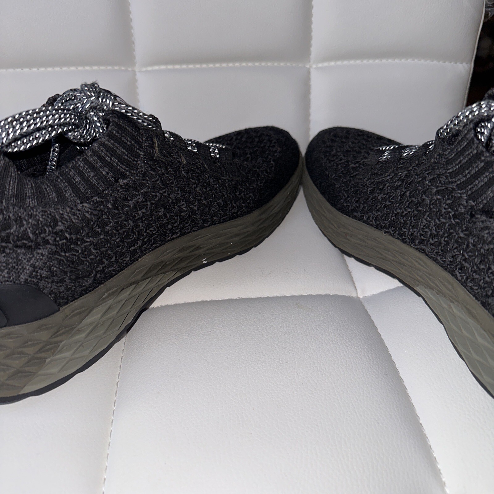 NOBULL Diamond Knit Runner Black Grey Running Athletic Shoes Men's 8 ...