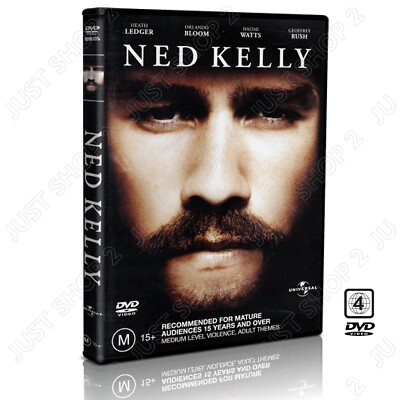 Ned Kelly DVD : Australian Outlaw : Heath Ledger / Geoffrey Rush ...