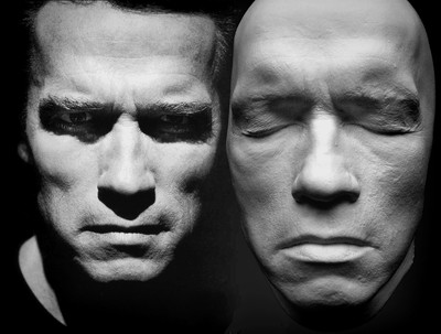 Arnold Schwarzenegger Life Mask No Battle Damage Terminator T3 Genisys ...