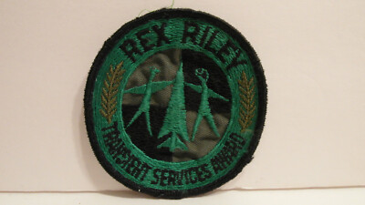 USAF UNITED STATES AIR FORCE REX RILEY TRANSIENT SERVICES AWARD PATCH ...