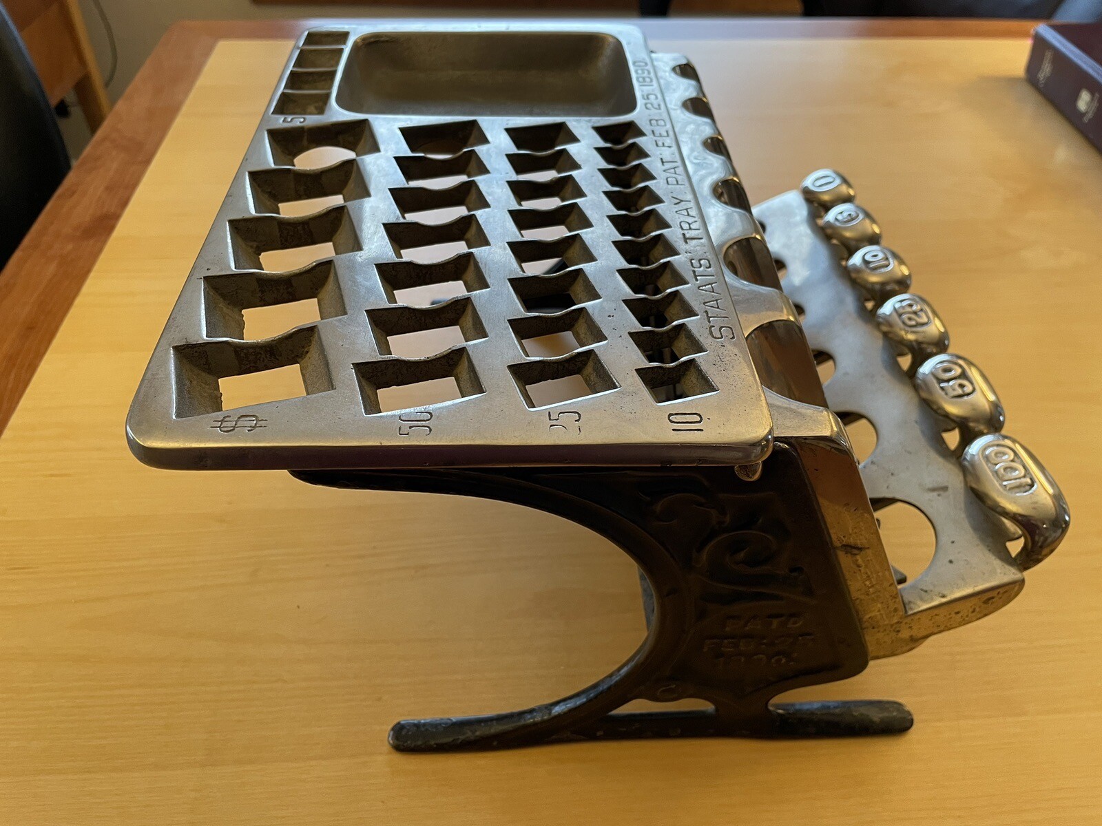 Early Staats Coin Changer Vintage / Pat. 1890 Changer Machine with ...