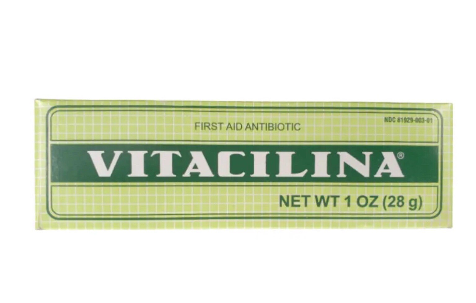 Vitacilina First Aid Antibiotic Ointment Skin Cut/Burn/Scrape 1 oz. | eBay