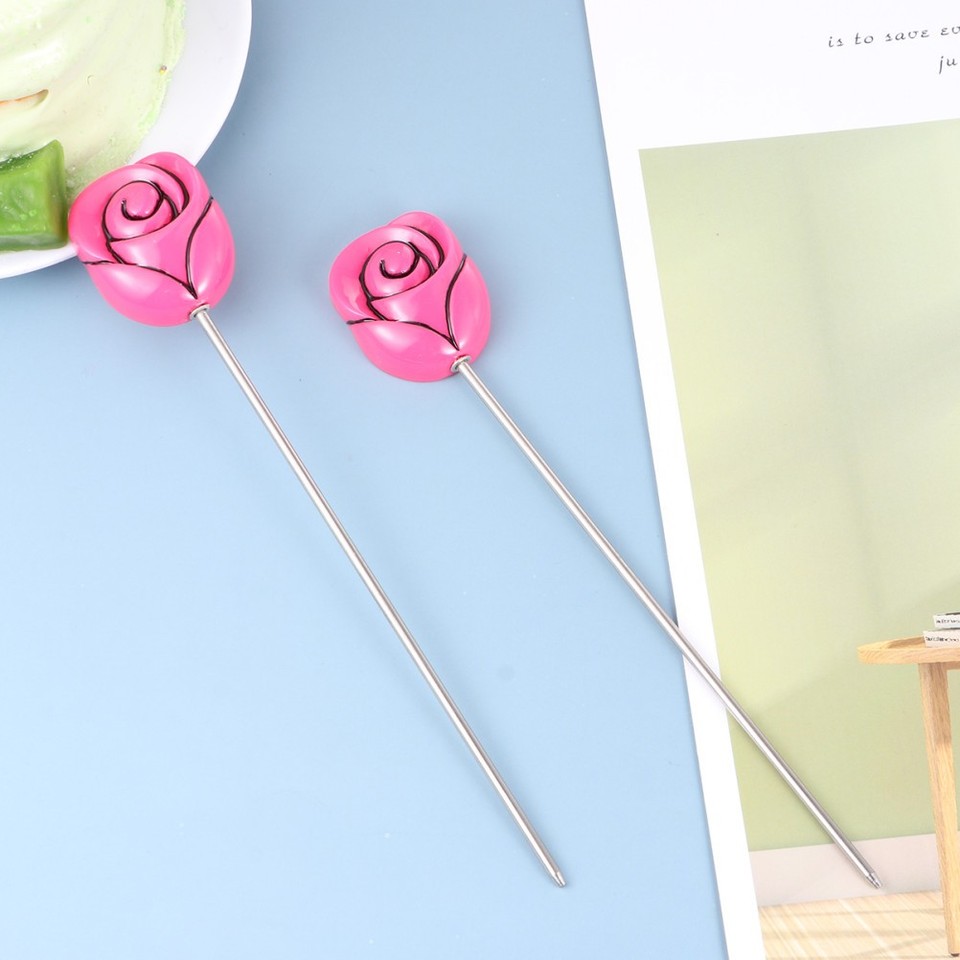 2 Pcs Stainless Steel Cake Tester Baking Tool Bread Test Pin Needle ...