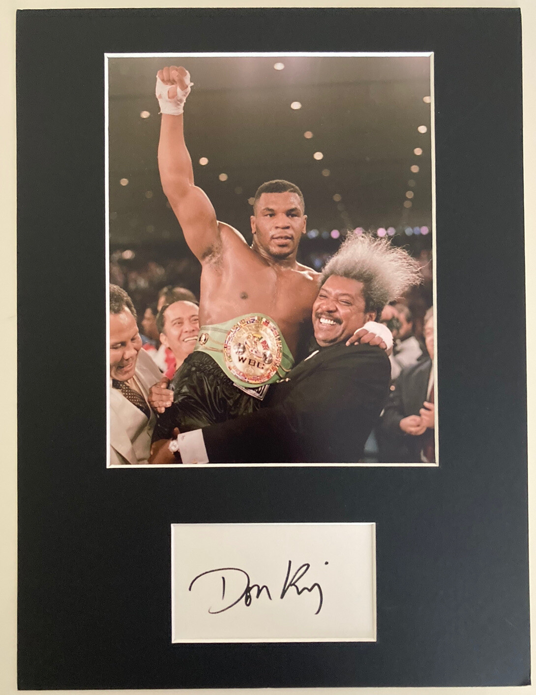 Don King **HAND SIGNED** 16x12 mounted display ~ AUTOGRAPHED - Boxing ...