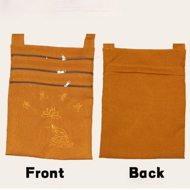 Soft Embroidery Bag Buddhist Monk Handbag Kung Fu Robe Wu Shu Shaolin ...