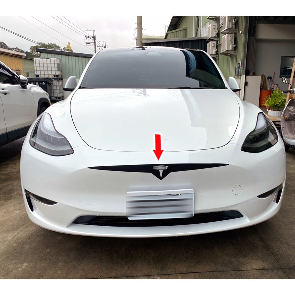 For Tesla Model Y 5DR SUV Front Grille Sticker Matte Black 1PCS 2023 | eBay