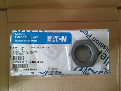 Eaton Fuller 1" Jam Nut 21365 | eBay