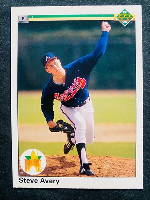 1990 UPPER DECK #65 STEVE AVERY NM-MT ROOKIE BASEBALL CARD | eBay