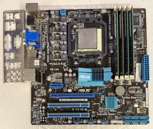Asus M4A78LT-M/CM1630/DP_MB Mobo + Phenom II X4 830 2.8GHz 2 Core CPU ...