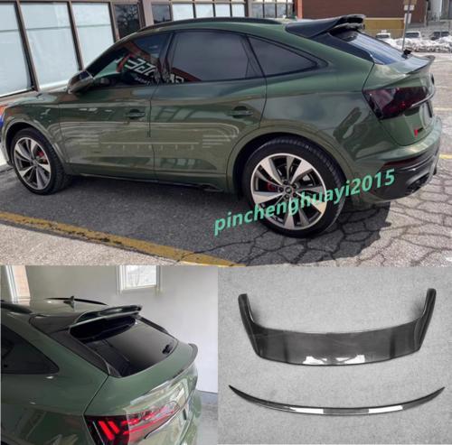 For Audi Q5 SQ5 sportback 2021-2024 Carbon Fiber Rear Trunk Tail Roof ...