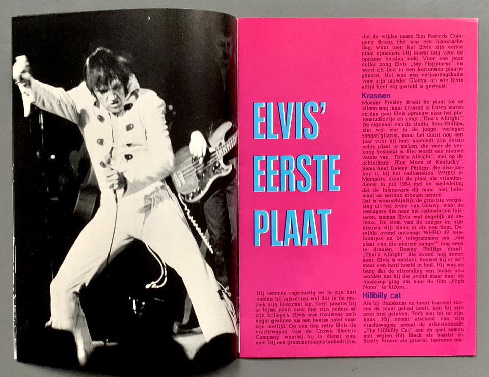 1973 Dutch MUSIC MAGAZINE rare ELVIS PRESLEY Special | eBay