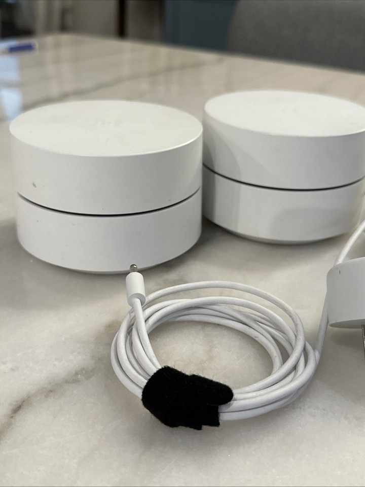 Google WiFi Mesh Router- Model GJ2CQ Set Of 2 193575014340 | eBay
