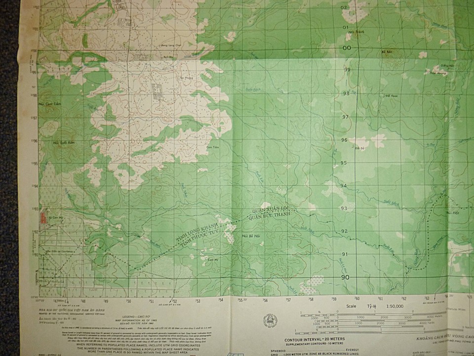 6430 i - Xa Cam My, Map - ATF, Battle Nui Le - Gia Ray - Long Khanh ...