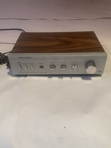 Vintage Realistic SA-150 Integrated Stereo Amplifier Model 31-1955 | eBay