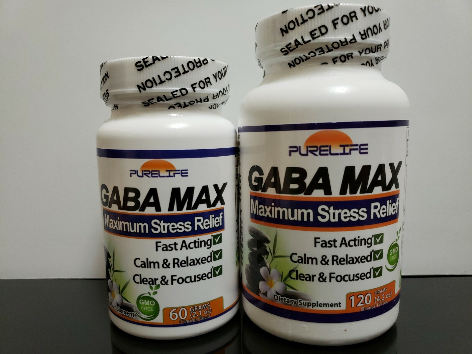 CHOOSE ONE: Purelife GABA MAX Maximum Stress Relief 60 OR 120 Grams | eBay