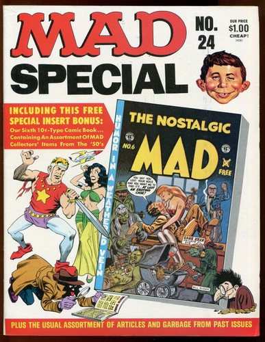 MAD MAGAZINE SPECIAL #24 - GIANT 84 PG ISSUE W/ MAD COMIC BOOK #6 ...