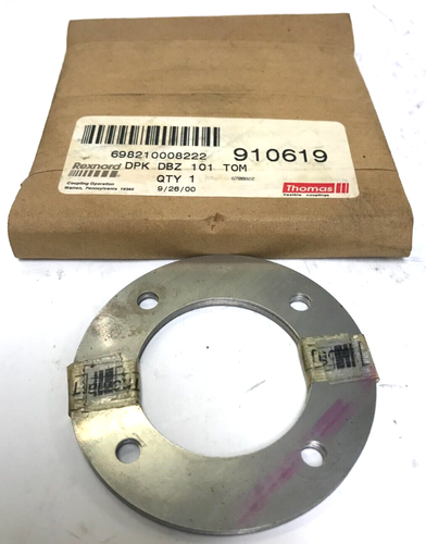REXNORD THOMAS FLAT SIDED DISK COUPLING OPERATION 910619 | eBay