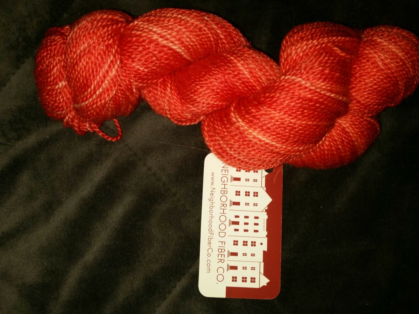 Neighborhood Fiber Co. HandDyed Yarn - Watershed Tenley Circle Coral ...
