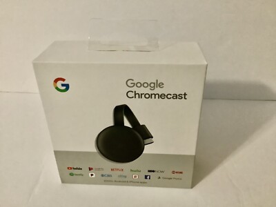 Google Chromecast (2nd Generation) HD Media Streamer - Black (SEALED ...