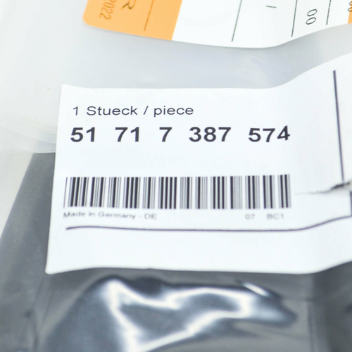 NEW BMW I8 I12 RIGHT APRON COVER TRIM 51717387574 ORIGINAL 51-71-7-387 ...