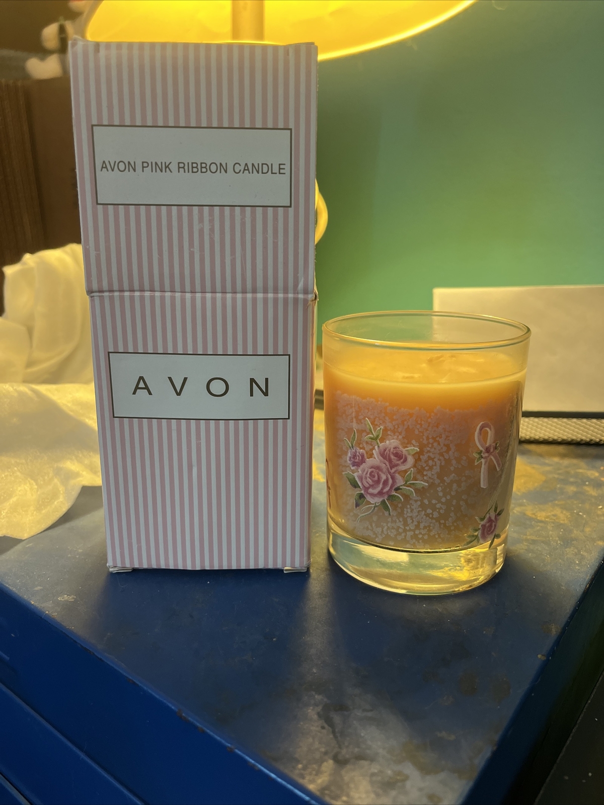 Avon Pink Ribbon Candle, NIB! 1999 Vtg | eBay