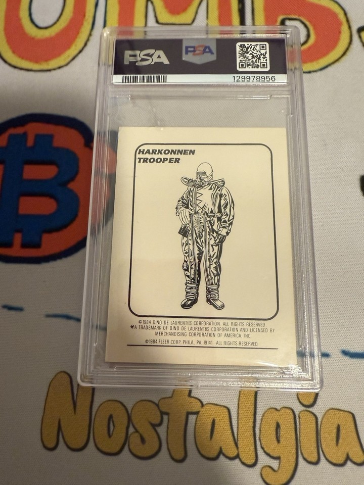 1984 FLEER DUNE Sticker #26 Barron Vladimir Harkonnen “floating Fat Man ...