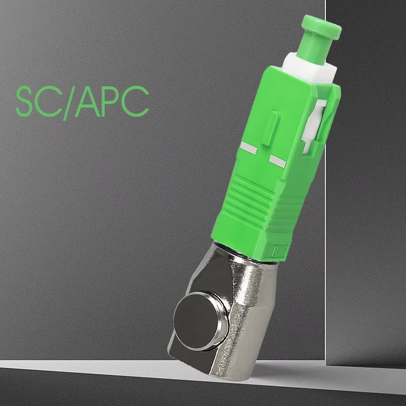 Round Bare Adapter Fiber UPC/APC FC/LC/SC/ST Plug Quick Lock Single ...