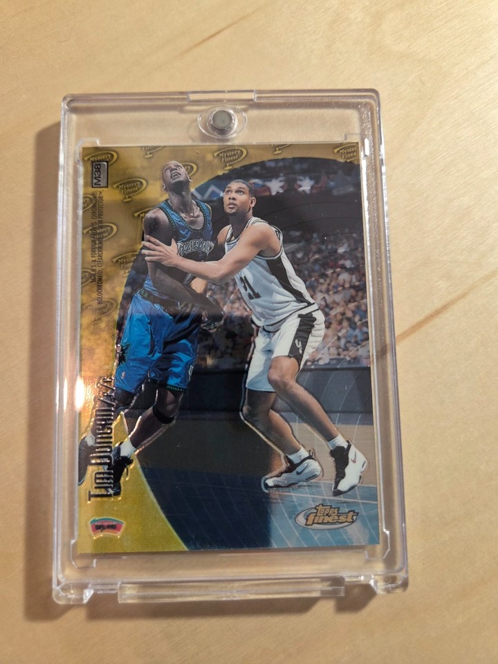 Kobe Bryant & Tim Duncan 98-99 Topps Finest Mystery Odds 1:36 H/R Packs ...