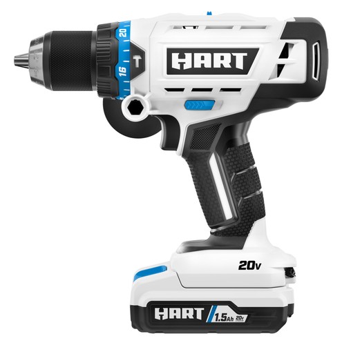 HART HPHD02B Cordless 1/2-inch Hammer Drill Kit, 20-Volt | eBay