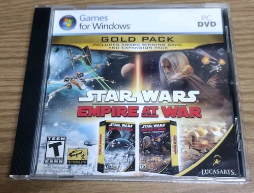 STAR WARS EMPIRE AT WAR PC GAME GOLD PACK JEWELL CASE | eBay