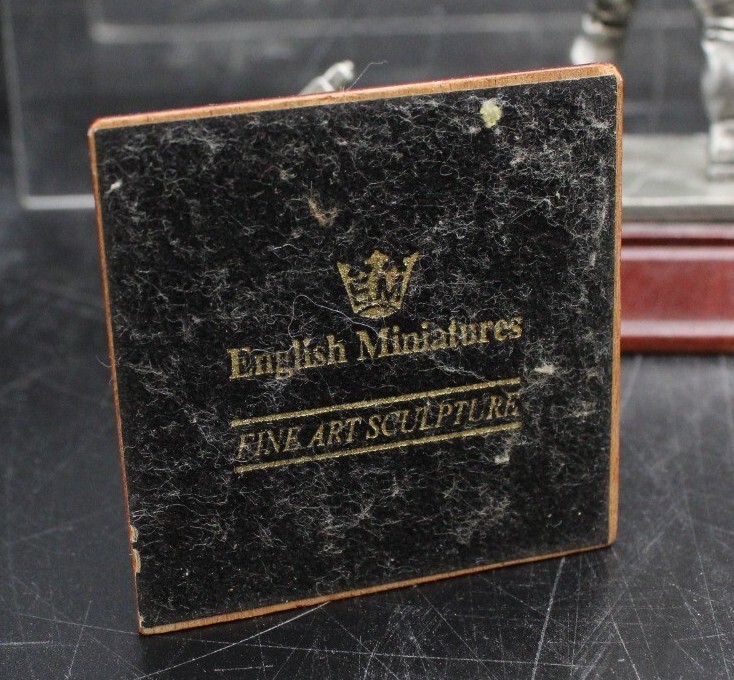 6x Vtg ENGLISH MINIATURES Fine Art Sculptures MILITARY/ SOLDIER ...