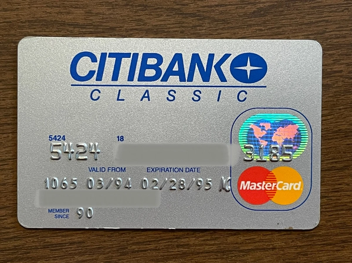 6 Digits Citi Credit Card